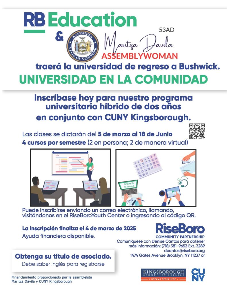 RiseBoro | Adult Education